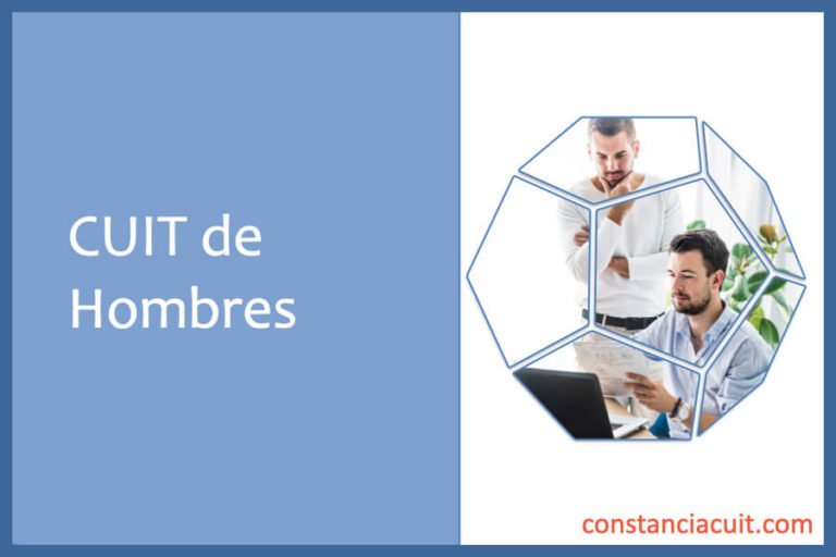 CUIT de hombres (2024) | ¿Con qué número empieza?